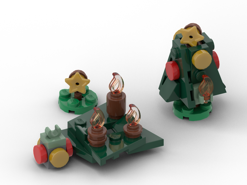 LEGO MOC Advent Wreath / Christmas Tree (2-in-1) by zeniko ...