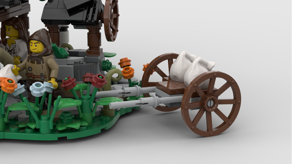 Lego Moc Medieval Bakery By Jk Brick Rebrickable Build With Lego