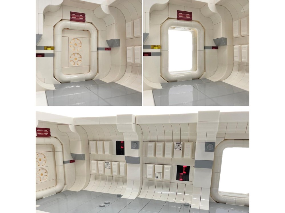 Lego Moc Tantive Iv Main Corridor Diorama Moc By Thecreatorrmocs