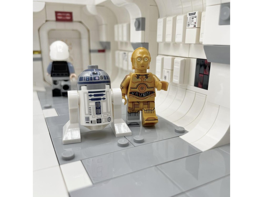 Lego Moc Tantive Iv Main Corridor Diorama Moc By Thecreatorrmocs