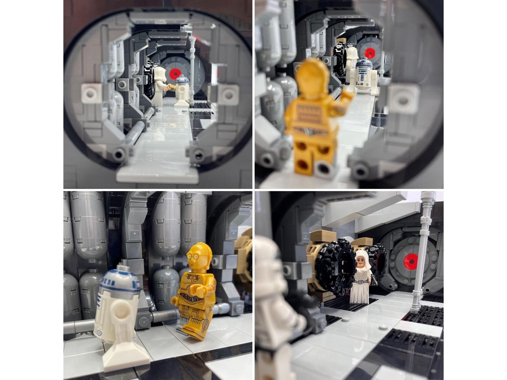 Lego Moc Tantive Iv Side Corridor Diorama Moc By Thecreatorrmocs