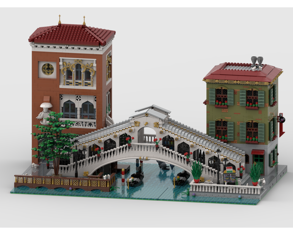 LEGO MOC Canal Grande Venice by Cvanhulle | Rebrickable - Build with LEGO