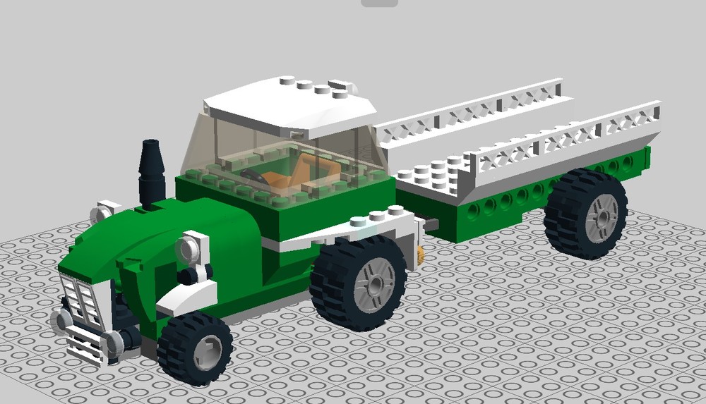 LEGO MOC Tractor by tarmo30 | Rebrickable - Build with LEGO