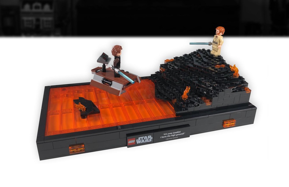 LEGO MOC Duel on Mustafar Diorama by Brix_just4me | Rebrickable - Build ...