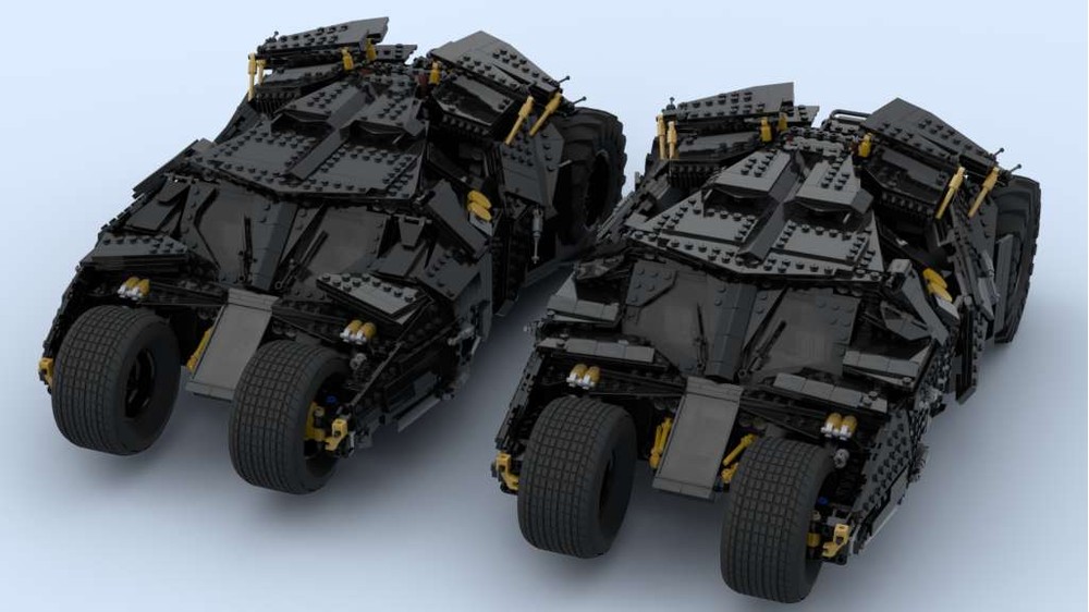 Lego Moc Upgraded Tumbler Batmobile Based On The 76240 Set By