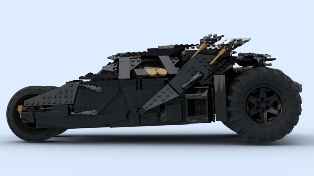 Lego Moc Upgraded Tumbler Batmobile Based On The 76240 Set By