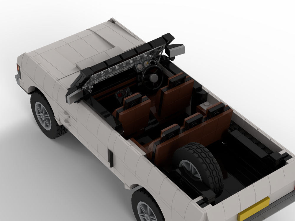 Lego Moc Range Rover Mod By Linse Rebrickable Build With Lego