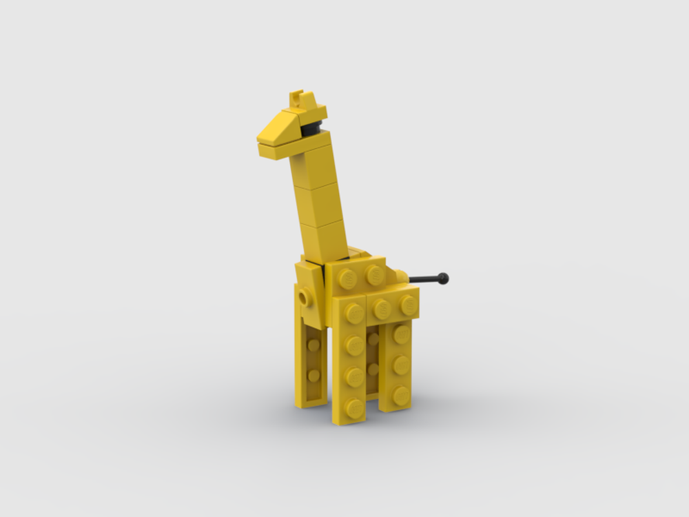 LEGO MOC Giraffe (small) by Sebeus | Rebrickable - Build with LEGO