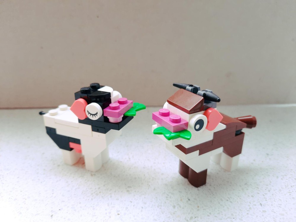 LEGO MOC Silly cows - Herman & Clara by DinowCookie | Rebrickable ...