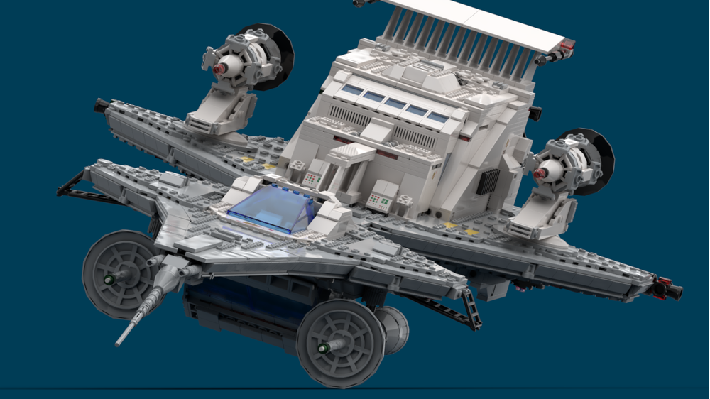 Lego Moc Starfleet Voyager 10497 Style By Ao Ka Rebrickable Build