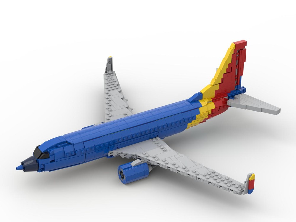 LEGO MOC Boeing 737 - Southwest Heart (Building instructions only) by ...