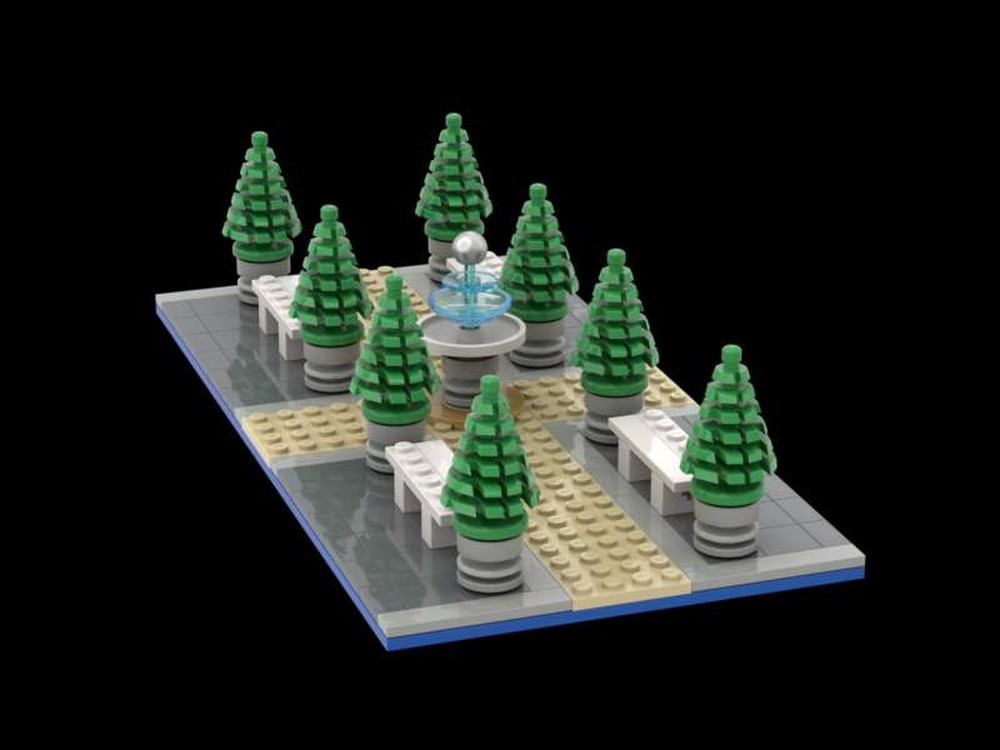 LEGO MOC Town Park by JBDesign | Rebrickable - Build with LEGO