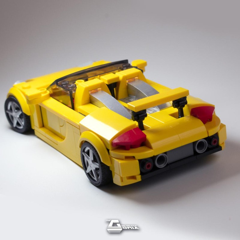 LEGO MOC-125925 Porsche Carrera GT - Light Bluish Gray / Yellow / Red ...