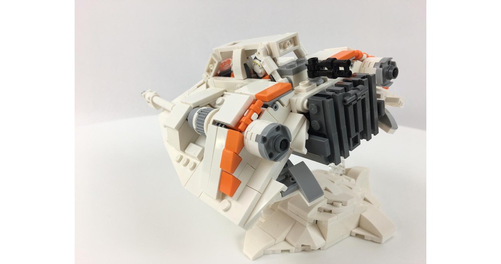 Lego Moc 2bricks Ultimate Minifig Scale Snow Speeder By