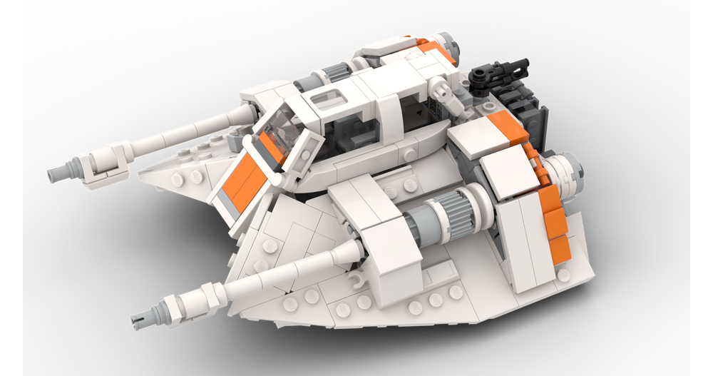 Lego Moc 2bricks Ultimate Minifig Scale Snow Speeder By