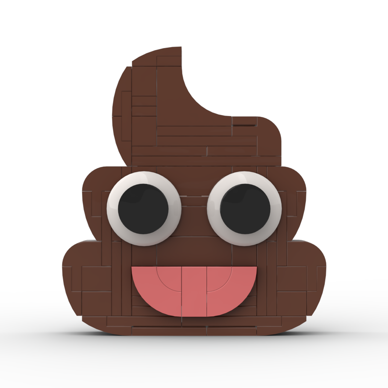 LEGO MOC Poop Emoji by brickfolk | Rebrickable - Build with LEGO