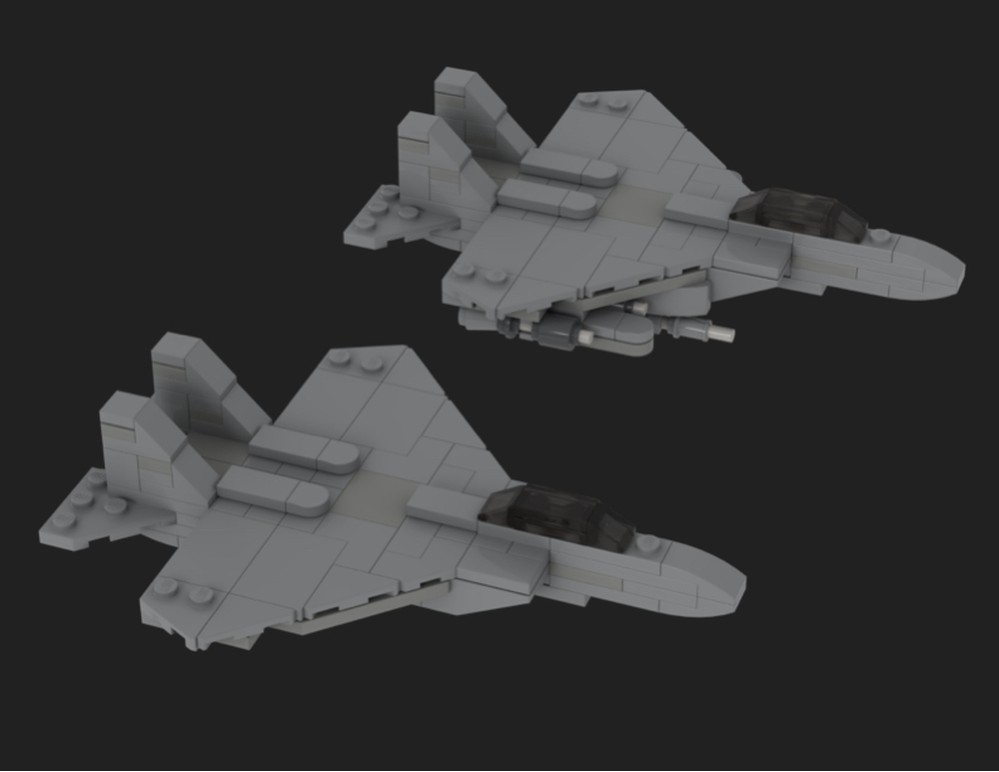 LEGO MOC Mini F-15E Strike Eagle by sabi_wabi | Rebrickable - Build ...