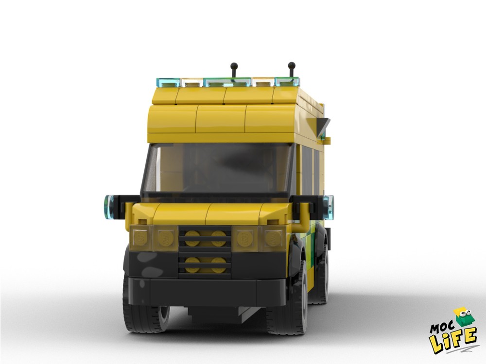 LEGO MOC Ford Transit 350 UK Ambulance by MocLife | Rebrickable - Build ...