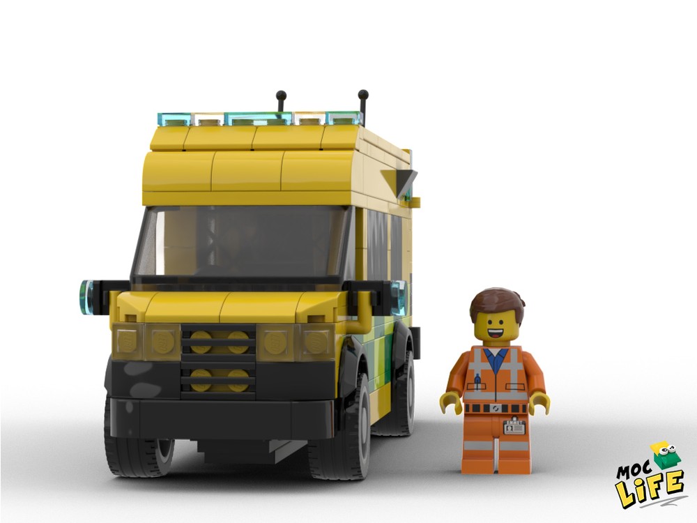 LEGO MOC Ford Transit 350 UK Ambulance by MocLife | Rebrickable - Build ...