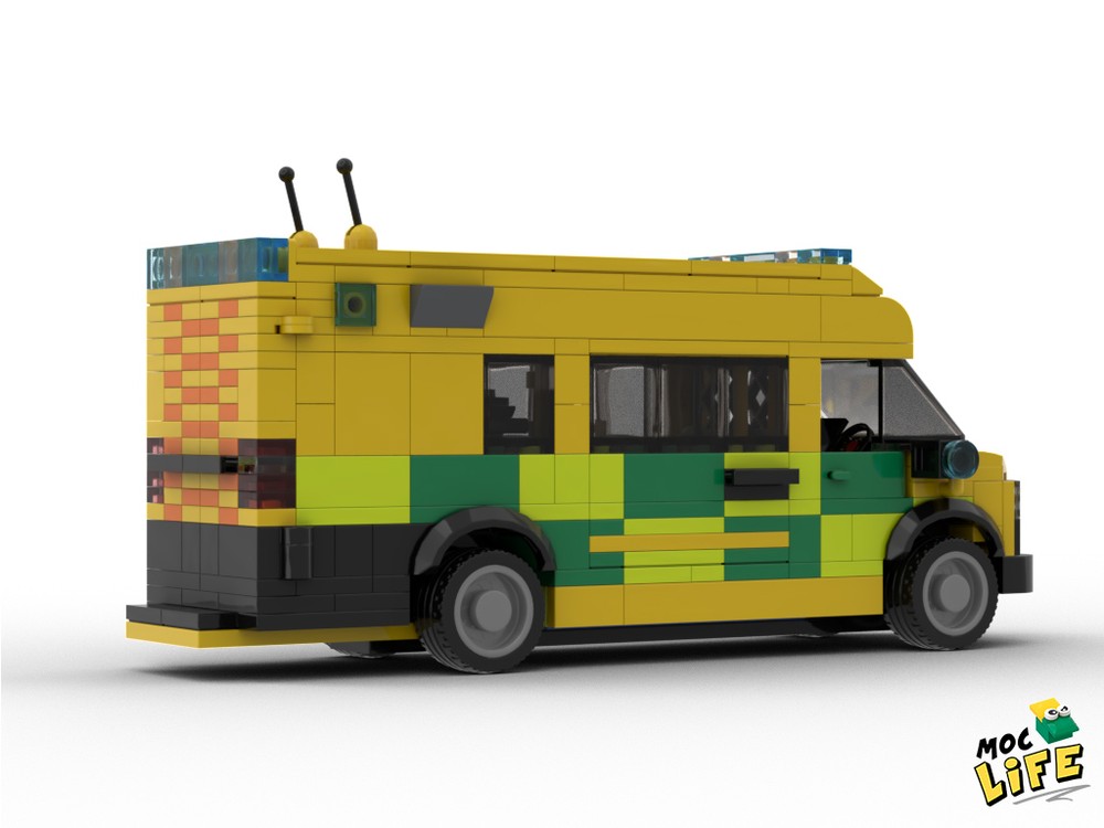 LEGO MOC Ford Transit 350 UK Ambulance by MocLife | Rebrickable - Build ...