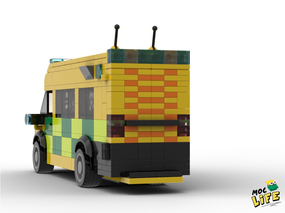LEGO MOC Ford Transit 350 UK Ambulance by MocLife | Rebrickable - Build ...
