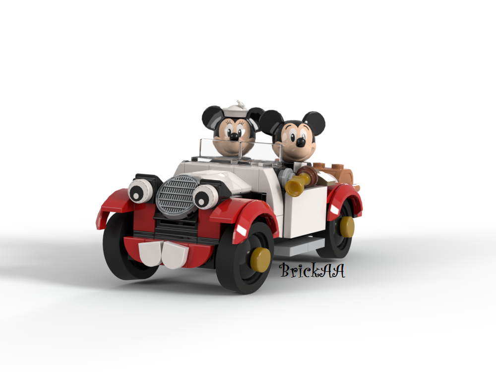 LEGO MOC Cartoon car by BrickAA | Rebrickable - Build with LEGO
