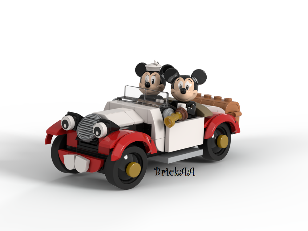 Lego Moc Cartoon Car By Brickaa Rebrickable Build With Lego