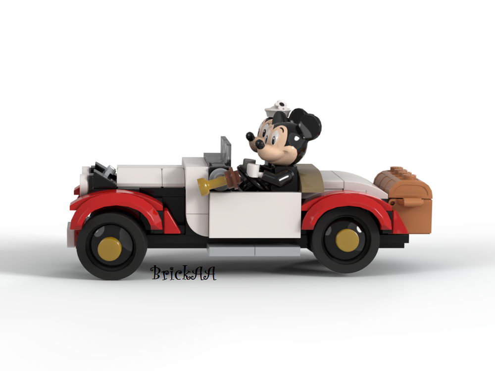 Lego Moc Cartoon Car By Brickaa Rebrickable Build With Lego