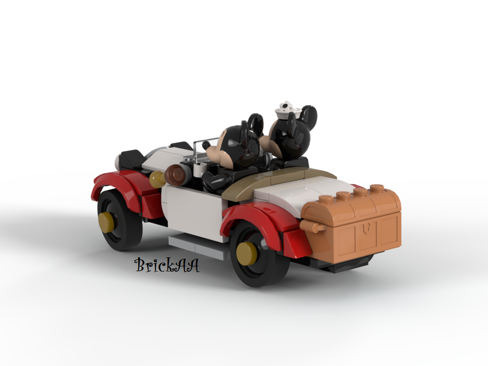 Lego Moc Cartoon Car By Brickaa Rebrickable Build With Lego