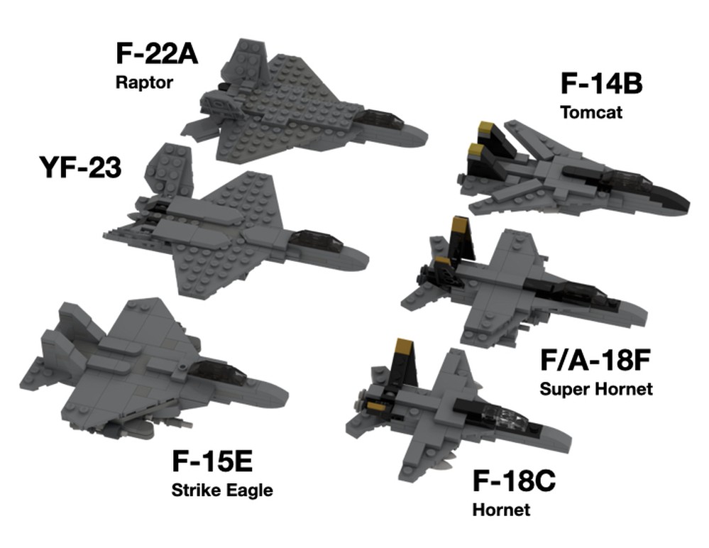 LEGO MOC Mini F/A-18F Super Hornet by sabi_wabi | Rebrickable - Build ...