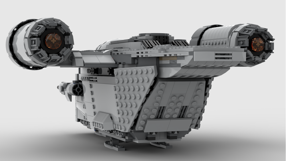 Lego Moc Razor Crest By Sam21850 Rebrickable Build With Lego