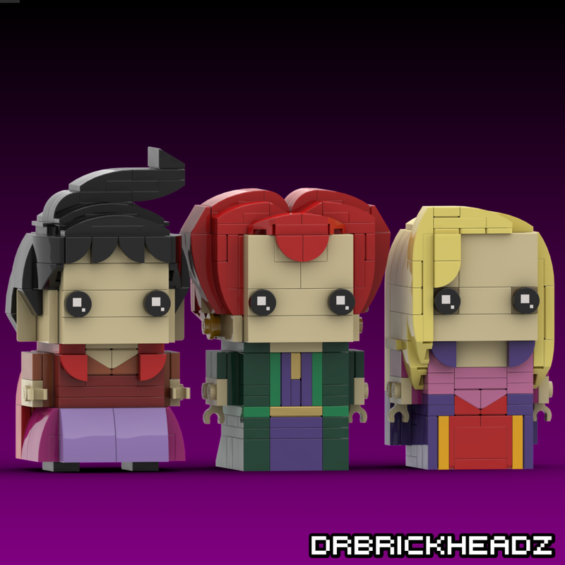 LEGO MOC Sanderson Sisters (Hocus Pocus) Brickheadz by DrBrickheadz ...