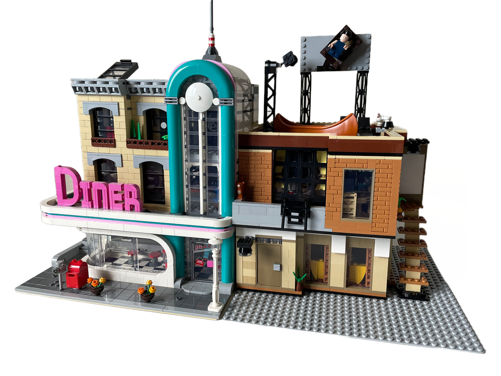 LEGO MOC Friends The Apartments Modular Alternate Build 10292 by re ...