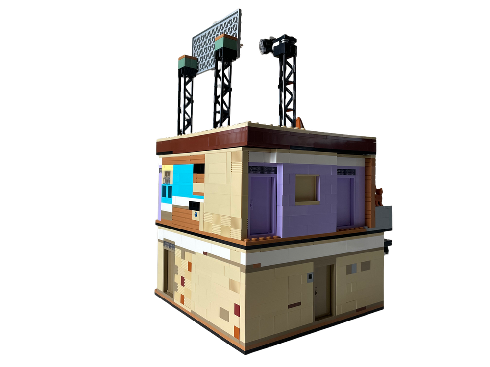 LEGO MOC Friends The Apartments Modular Alternate Build 10292 by re ...