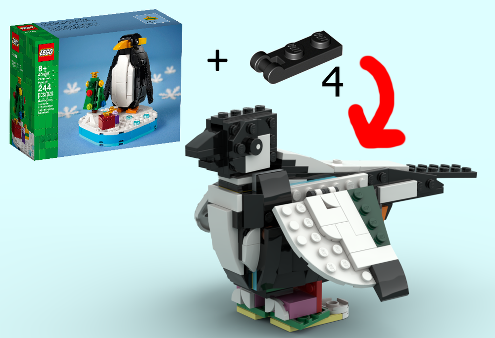 LEGO MOC Bird (40498 Alternate Build) by Penguins and plastic ...
