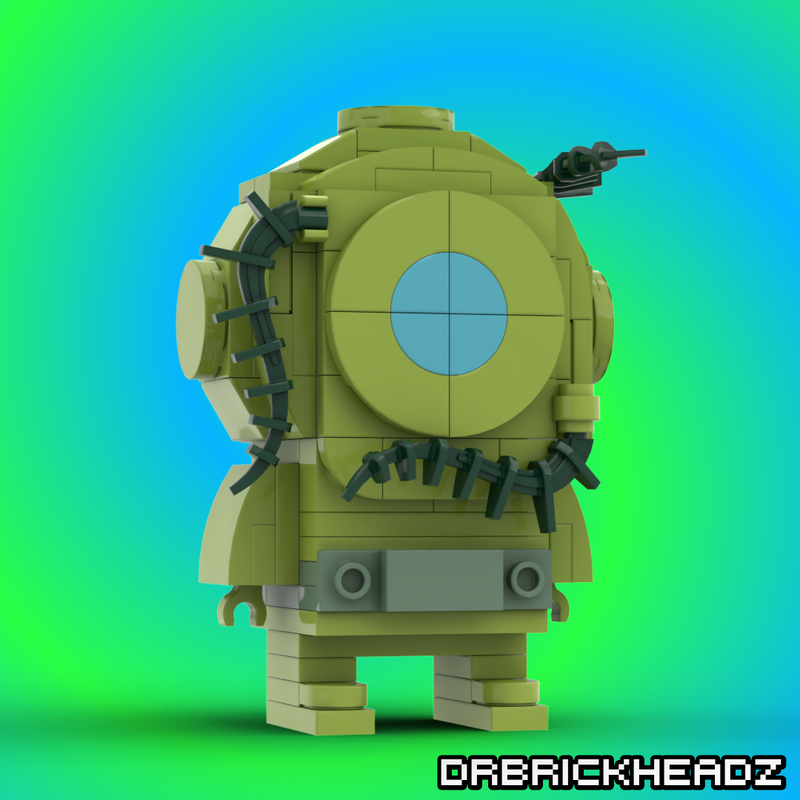 LEGO MOC The Ghost of Captain Cutler (Scooby Doo) Custom Brickheadz by ...