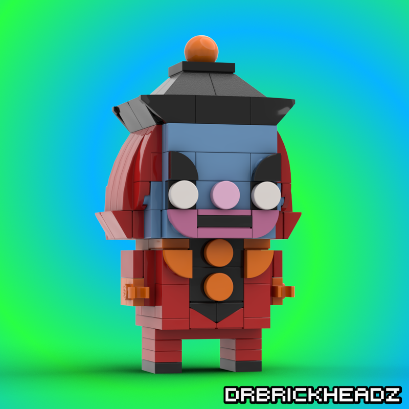 LEGO MOC Ghost Clown (Scooby Doo) Custom Brickheadz by DrBrickheadz ...