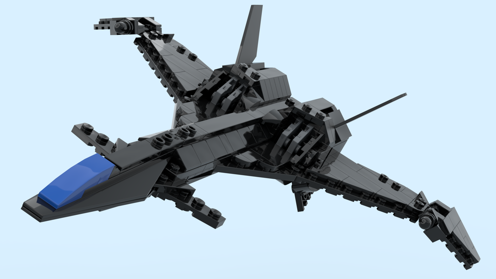 LEGO MOC MIG-31 Firefox by ajjordan1138 | Rebrickable - Build with LEGO