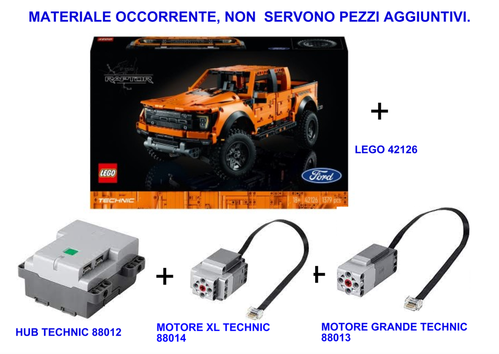 LEGO MOC 42126 FORD RAPTOR Powered Up. by EmanueLego | Rebrickable ...