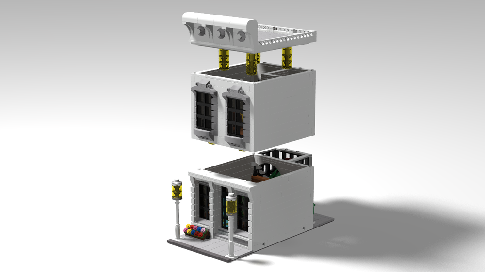 Lego Moc Flower Modular Shop By Rexss12 Rebrickable Build With Lego