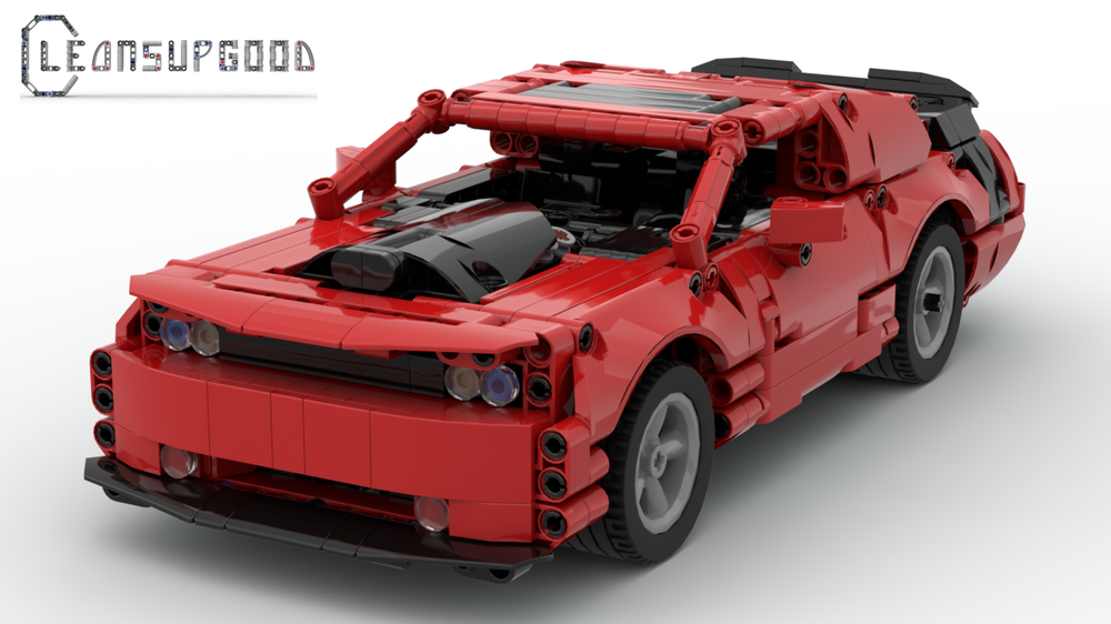 LEGO MOC Dodge Challenger V2 by Cleansupgood | Rebrickable - Build with ...