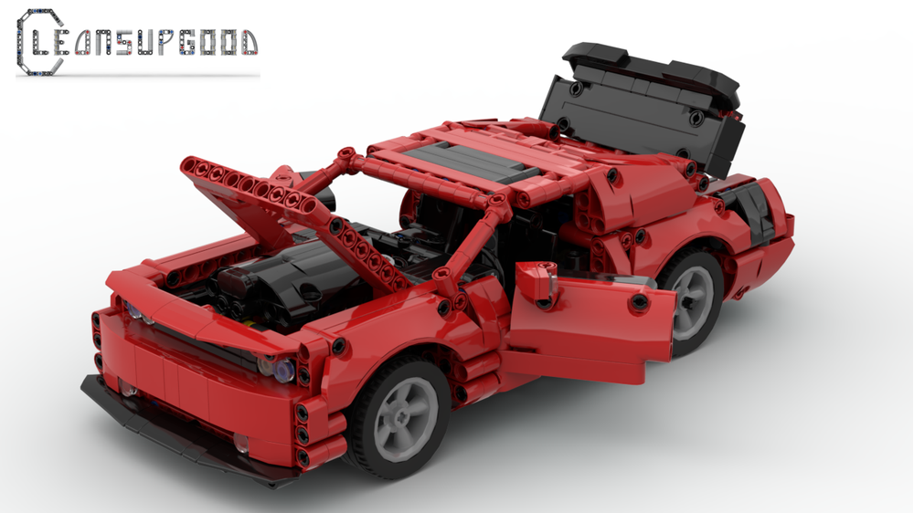 LEGO MOC Dodge Challenger V2 by Cleansupgood | Rebrickable - Build with ...