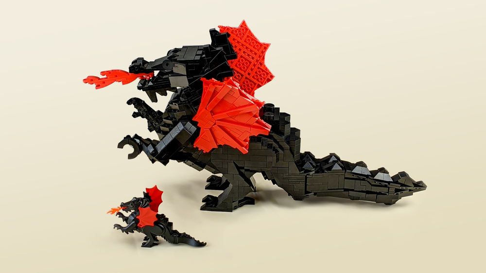 LEGO MOC MOC - Black Dragon Megafigure by Jedy-the-Speedbuilder ...
