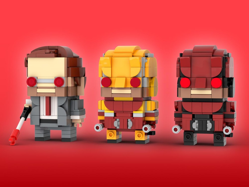 LEGO MOC Daredevil and Matt Murdock Brickheadz LEGO MOC - Marvel ...