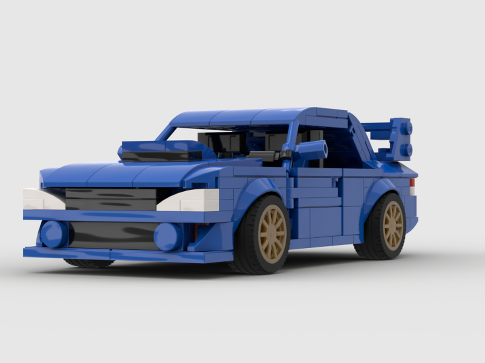 LEGO MOC Subaru WRX STI 22b by Brickbuilt_Mocs | Rebrickable - Build ...