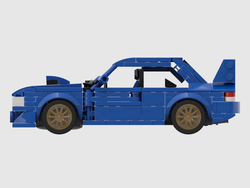 LEGO MOC Subaru WRX STI 22b by Brickbuilt_Mocs | Rebrickable - Build ...