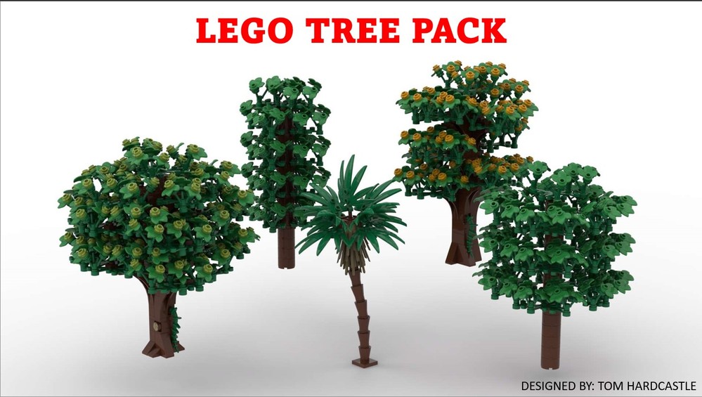 LEGO MOC Lego Tree Pack by Brickwater Bay | Rebrickable - Build with LEGO