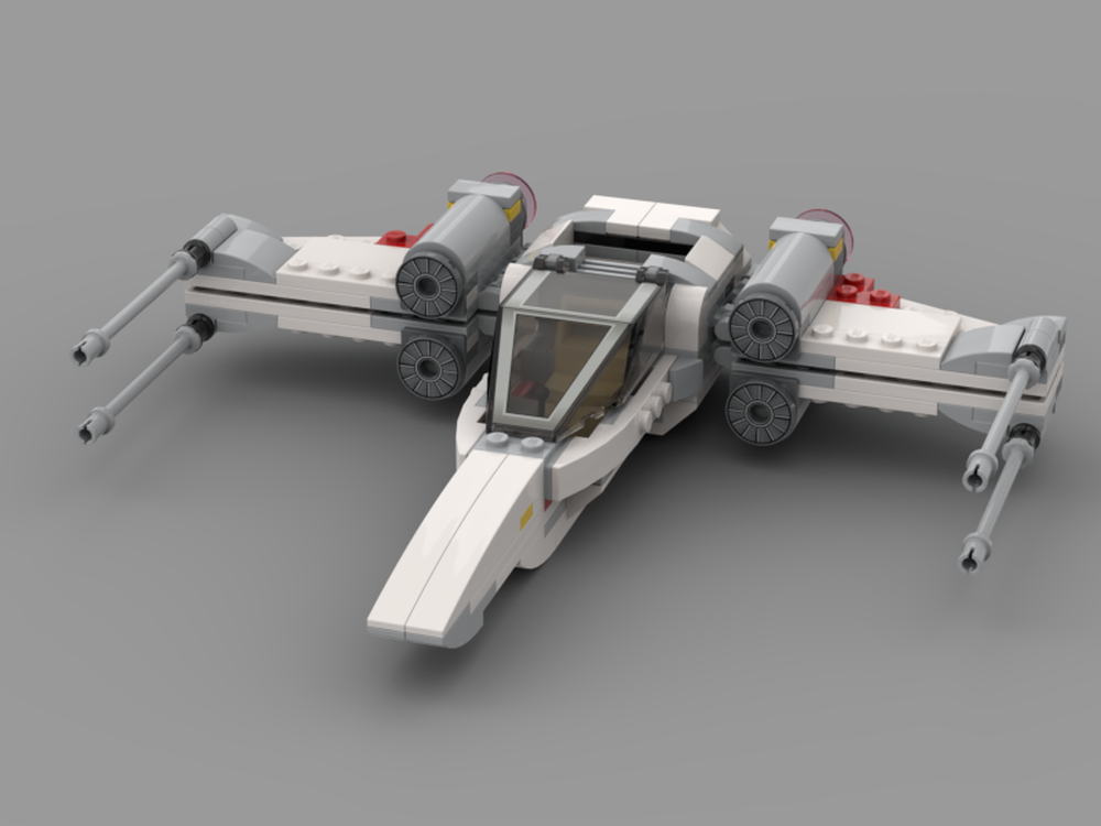 LEGO MOC Mini-Fighter X-Wing by Digital_Cam | Rebrickable - Build with LEGO
