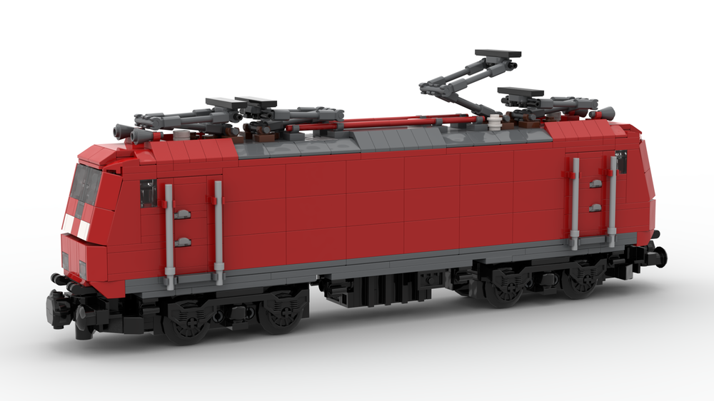 LEGO MOC Bombardier Traxx 1 DB / german Series 185 with 4 Panthos by ...
