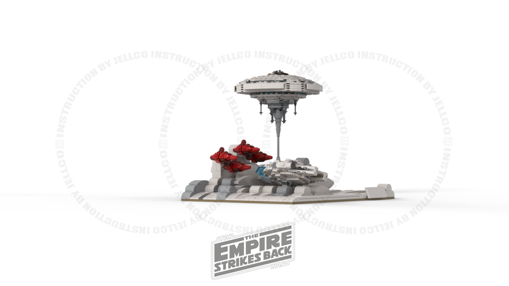 Lego Moc Episode V Micro Diorama Cloud City Renewal By Jellco